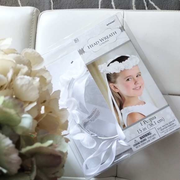 Amscan | Accessories | New Girls Floral Crown Wreath | Poshmark